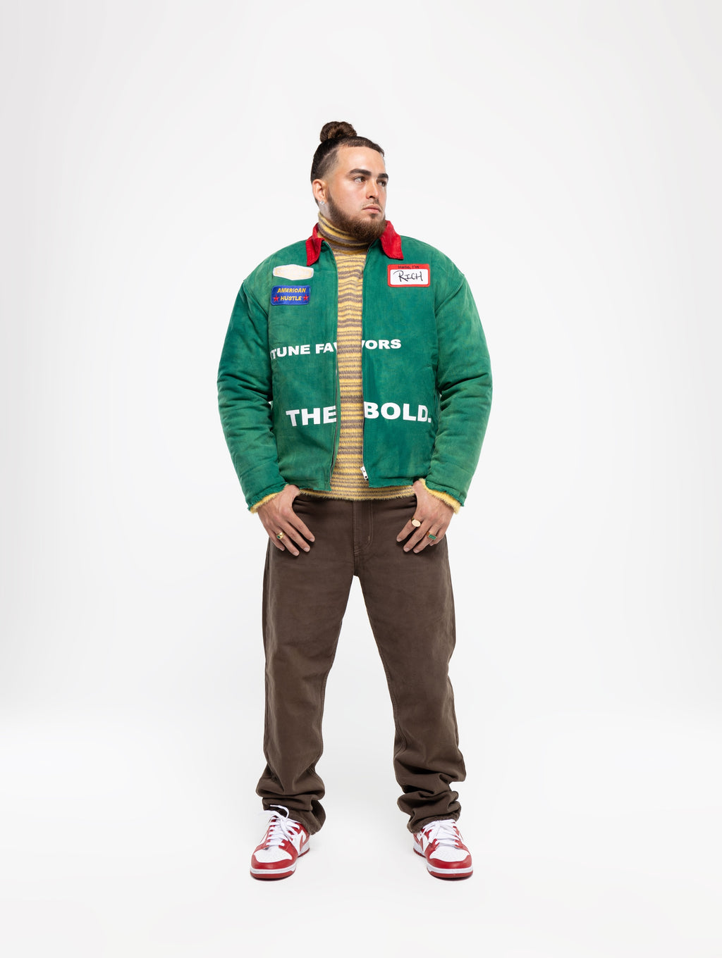 ROC Green Worker Jacket – Rich Off Creating